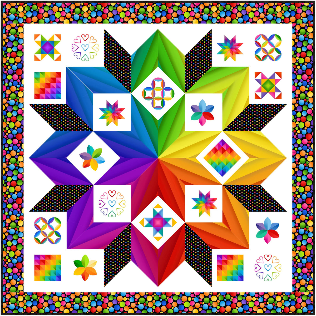 Starburst throw kit – Patti's Patchwork
