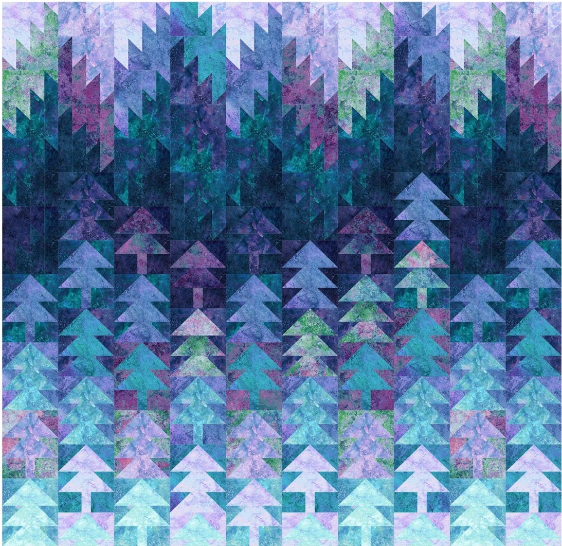 Misted Pines 2.0 king kit – Patti's Patchwork